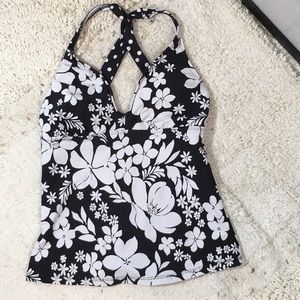 Athena | Swim | Athena Black And White Tankini Top | Poshmark